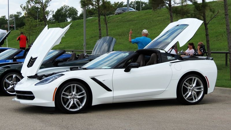 C7s at an All Corvette Show in Norman Oklahoma, June 21, 2014 ...