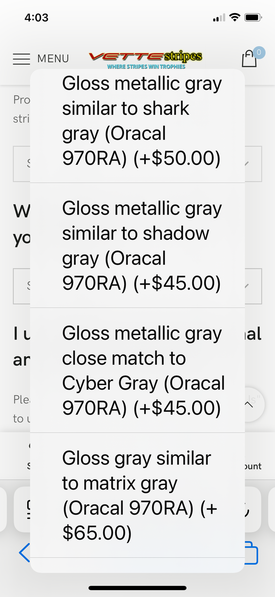 C7 Cyber Grey Metallic stripe color match - CorvetteForum - Chevrolet ...