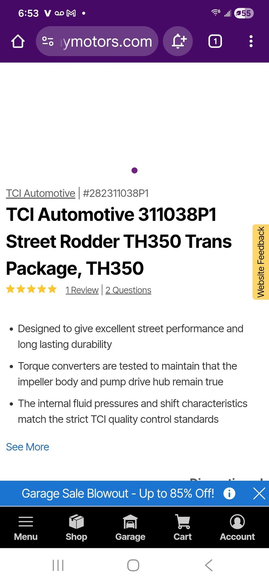 FS (For Sale) New TCI TH350 transmission - CorvetteForum - Chevrolet ...