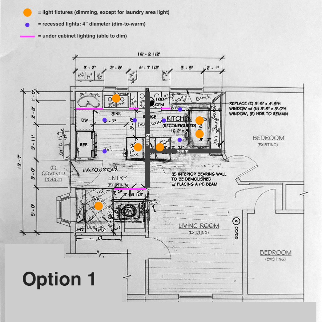 Where (and how many) recessed lights should I put in my kitchen/dining ...