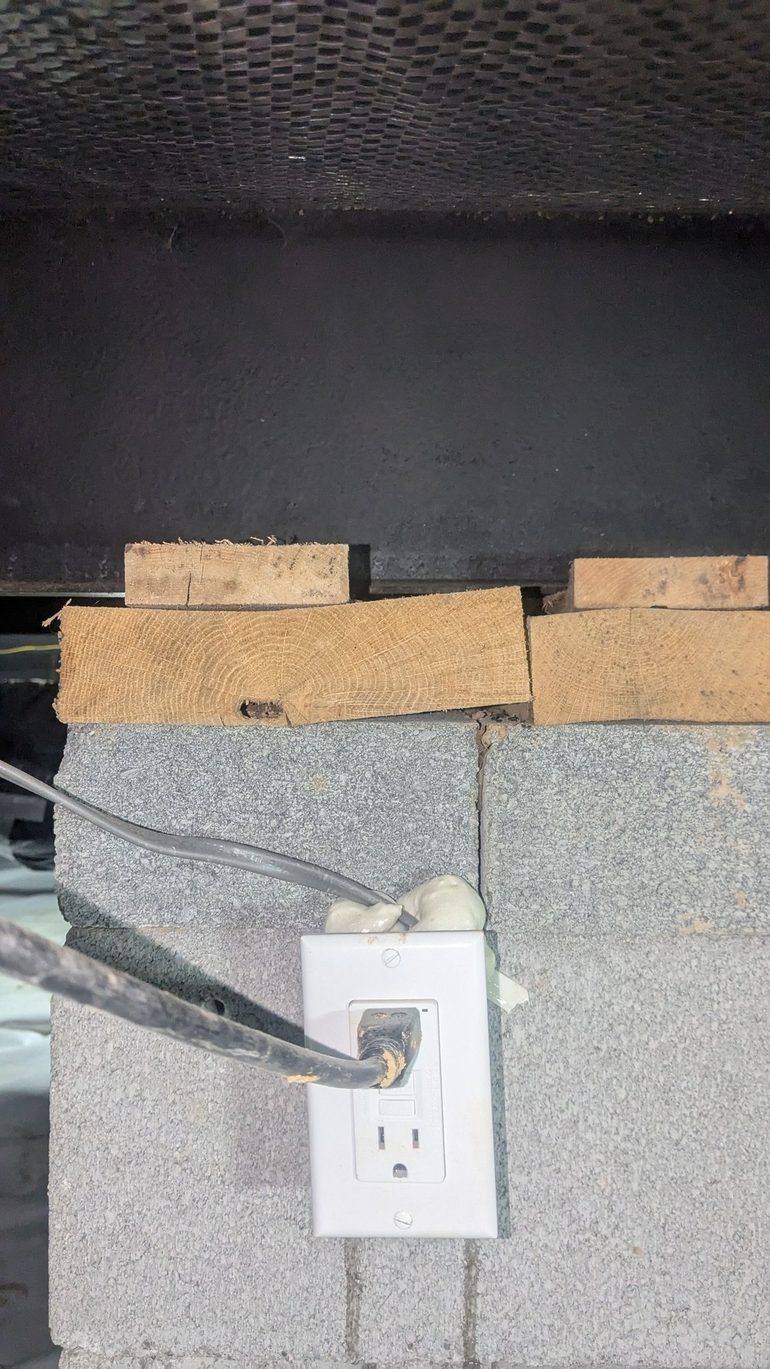 Wood curling up on piers in crawlspace - DoItYourself.com Community Forums