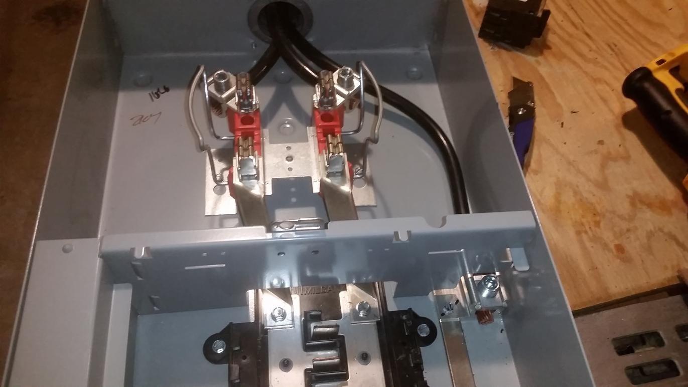 New 200AMP Mobile Home Meter Hookup. - DoItYourself.com Community Forums