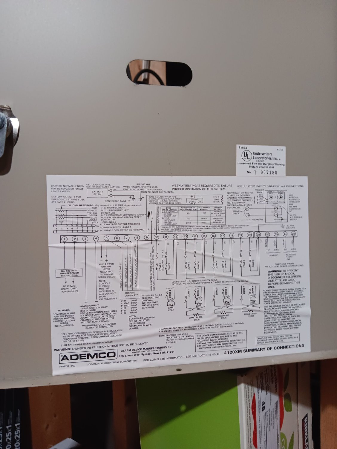 Ademco Security System: changing master code - DoItYourself.com Community Forums
