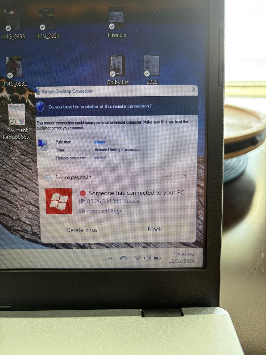 Virus detected pop up - DoItYourself.com Community Forums