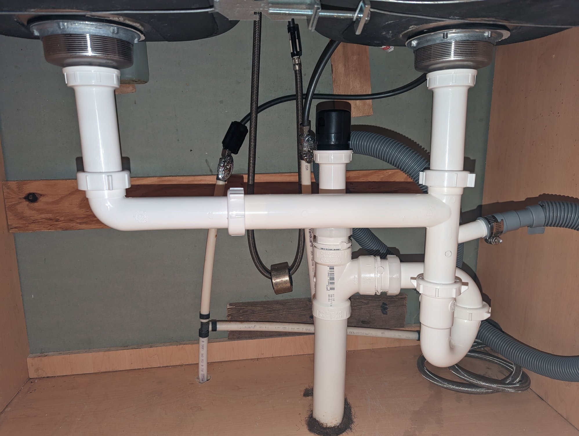 Mysterious Vent Pipe under Double Kitchen Sink - DoItYourself.com ...