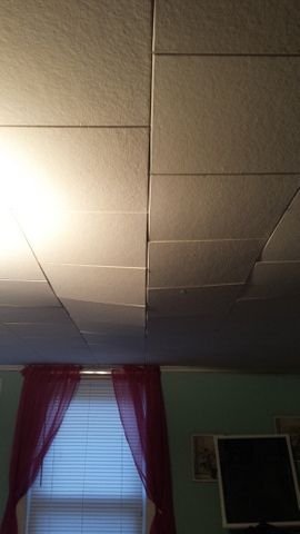 Drooping ceiling tiles - DoItYourself.com Community Forums