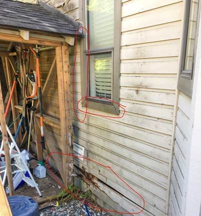 Fixing rotten cedar siding, discover rot underneath - DoItYourself.com ...