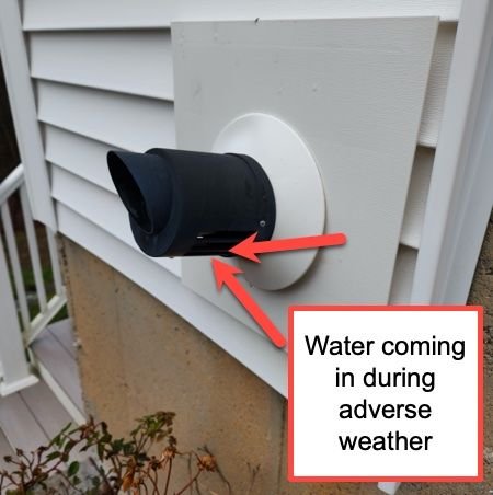 Removing rainwater coming in concentric flue - DoItYourself.com ...
