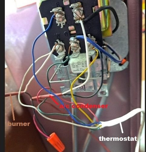 Help Wiring New Thermostat, please - DoItYourself.com Community Forums