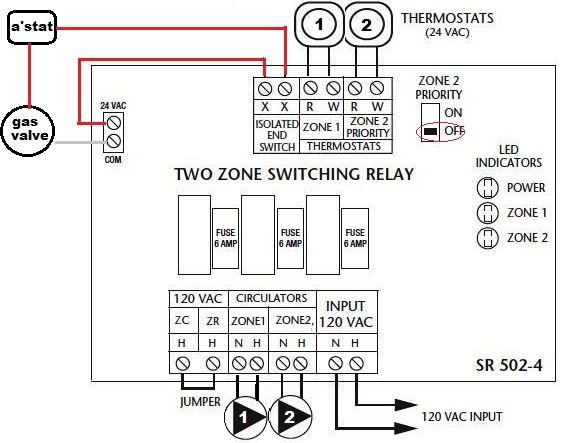 please help with boiler wiring/switching relay - DoItYourself.com ...
