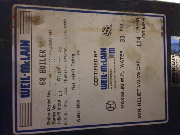 Sizing a new hot water oil boiler - DoItYourself.com Community Forums