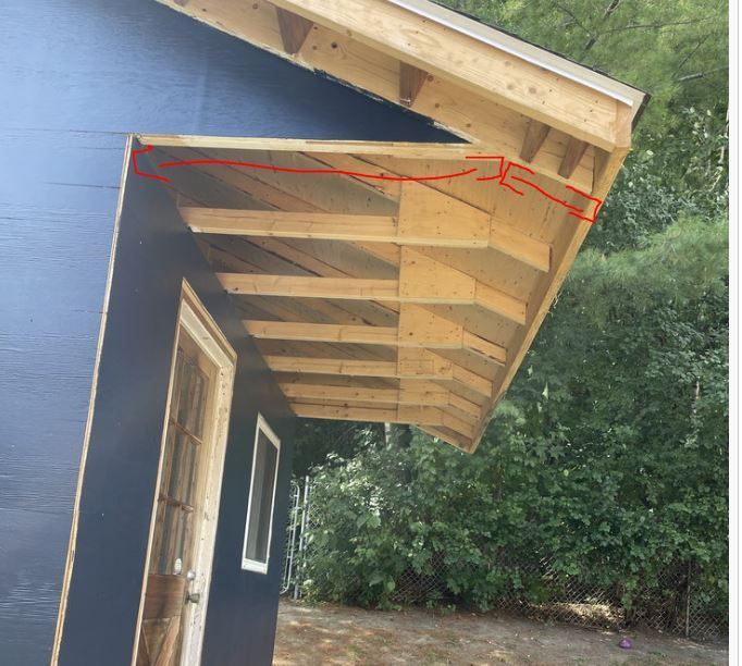 Soffit on “longer” overhang - DoItYourself.com Community Forums