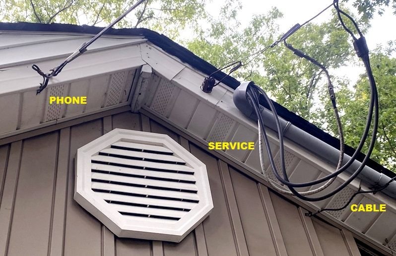 Help me identify these wires coming into my house - DoItYourself.com ...