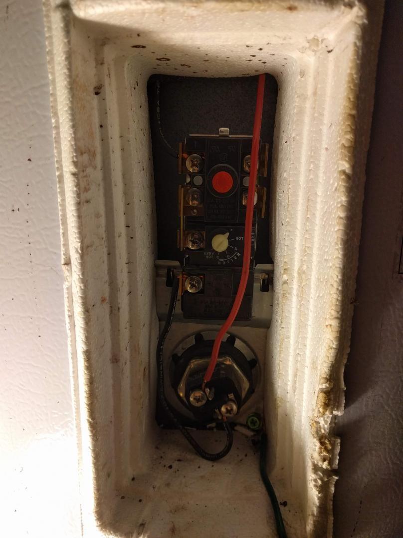 Water heater over heated melting wires/insulation - DoItYourself.com ...