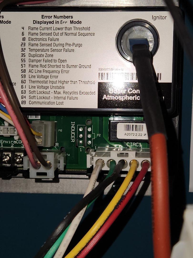 Burnham x205 Wiring hook up questions - DoItYourself.com Community Forums