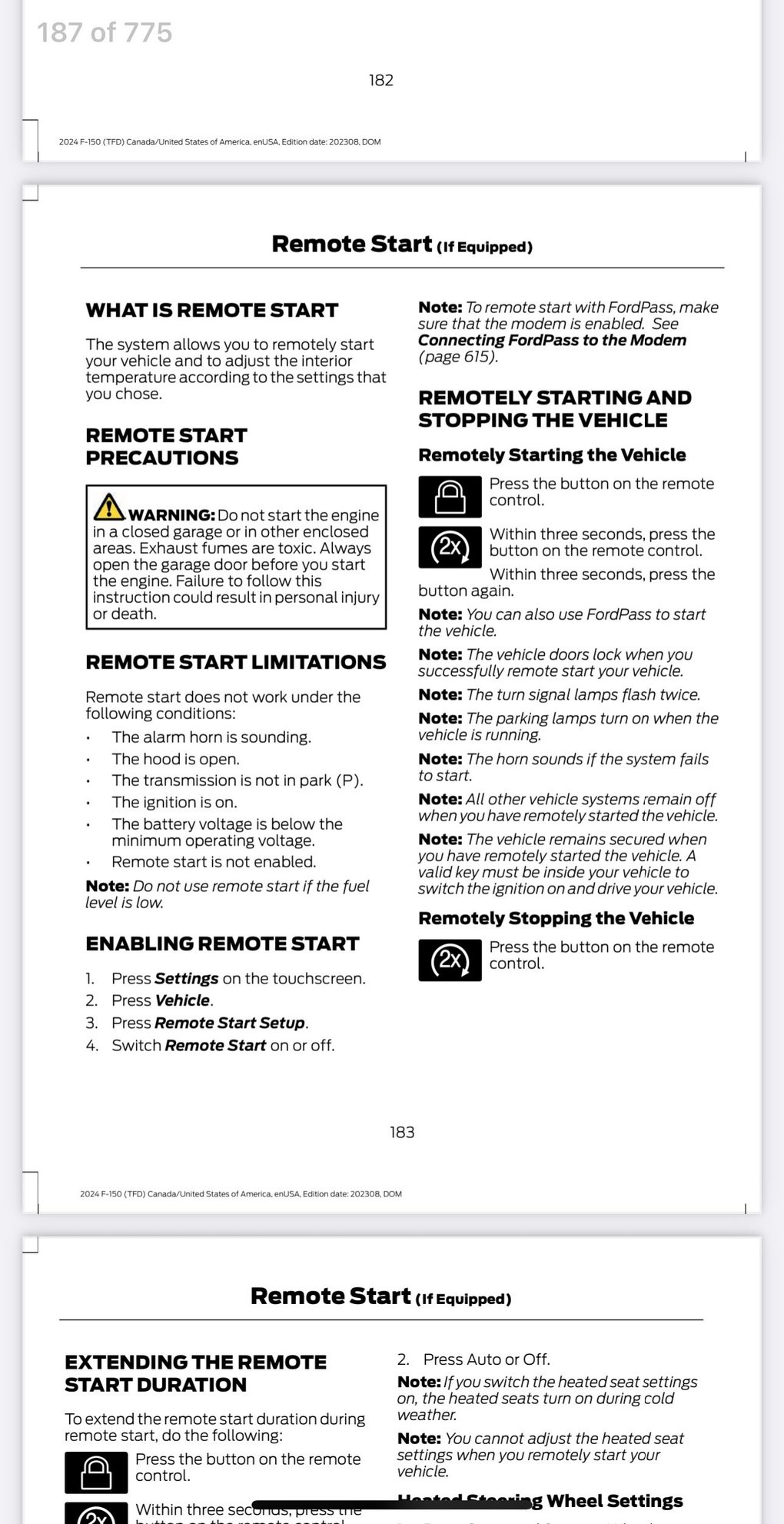 Ford pass remote start never worked - Page 2 - Ford F150 Forum ...