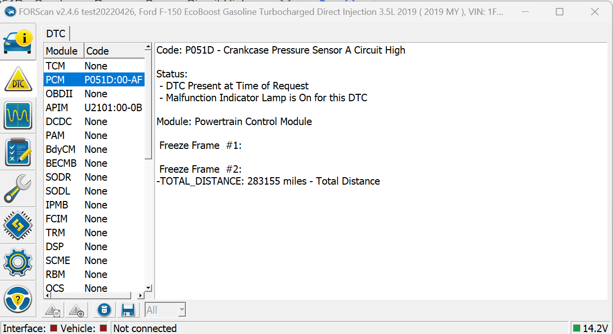 P051D code - Ford F150 Forum - Community of Ford Truck Fans