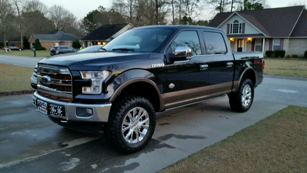 2015 f150 King Ranch FX4 with 4" suspension lift - Page 4 - Ford F150 ...