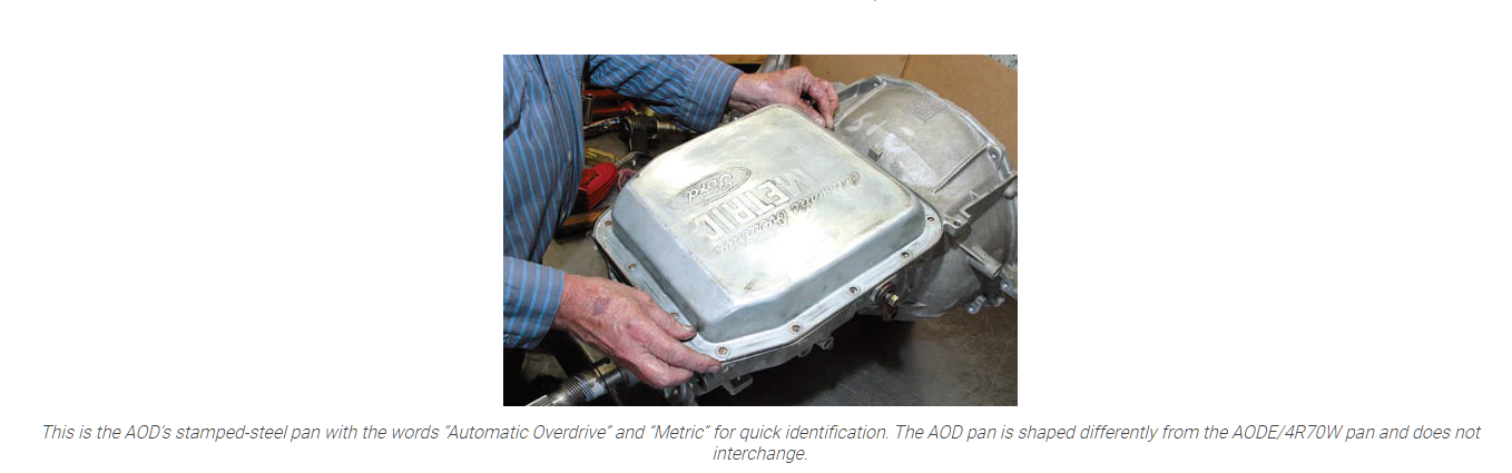 95' F150 Transmission Pan Help - Trans Code: U - Ford F150 Forum ...