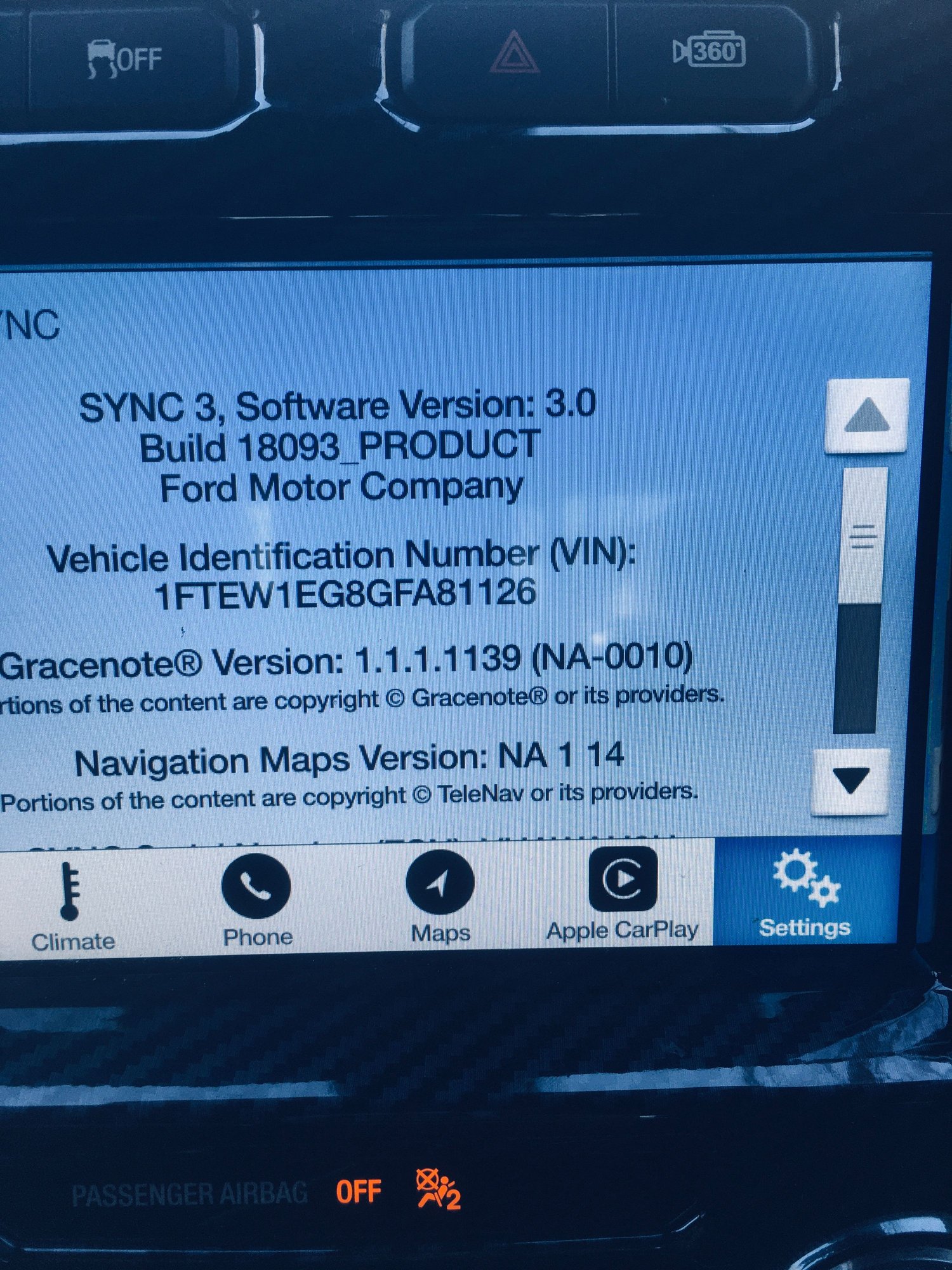 Upgrade Sync 3 V3.0 to V3.4 instructions - Page 162 - Ford F150 Forum ...