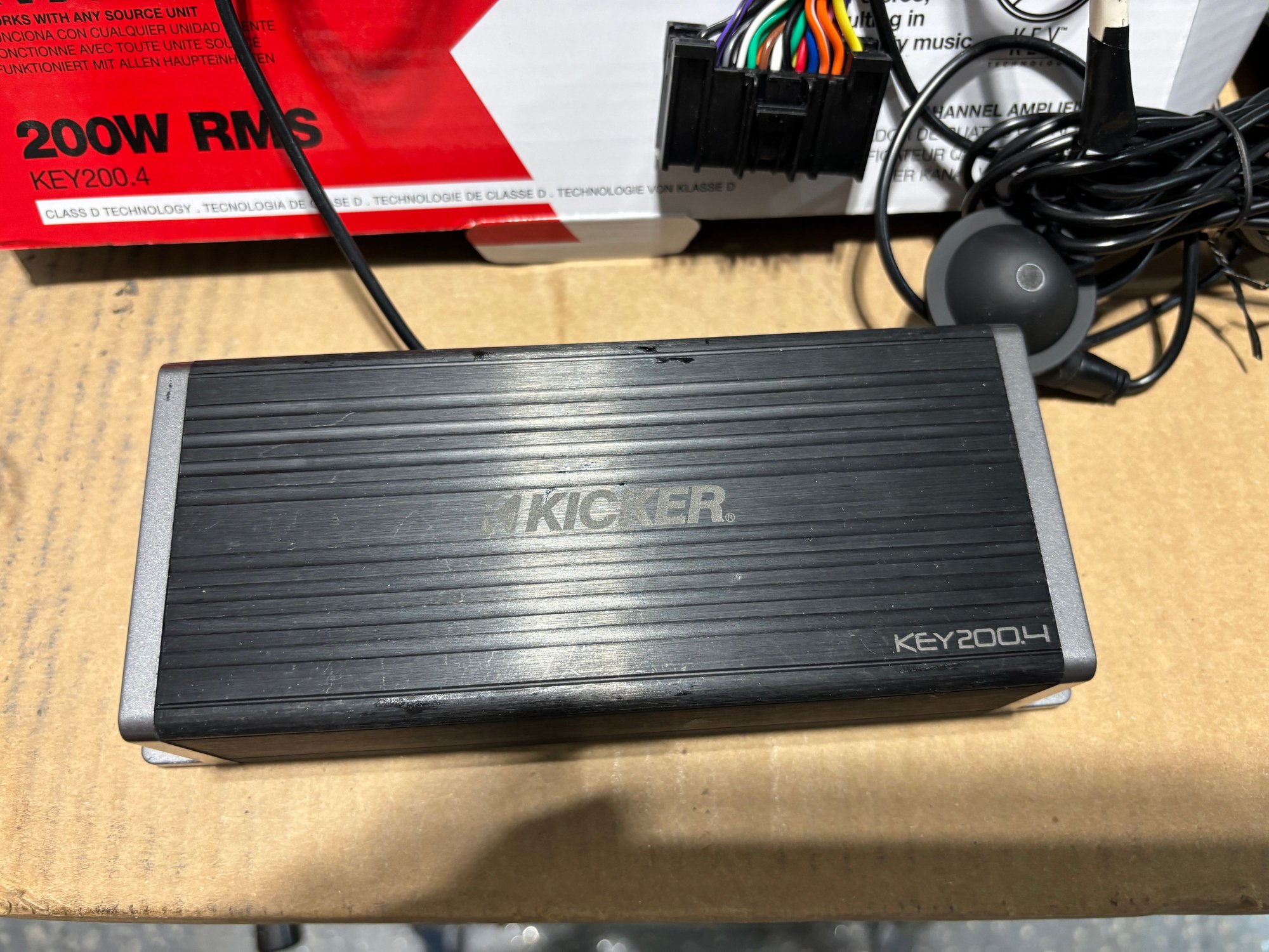 Southeast Kicker Key 200.4 DSP amplifier w/ Ford f150 wiring harness ...