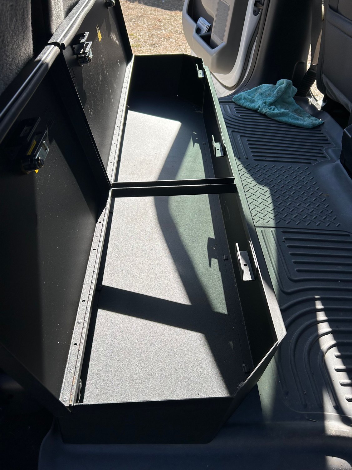 2023 underseat storage into DIY gun locker? - Page 2 - Ford F150 Forum ...