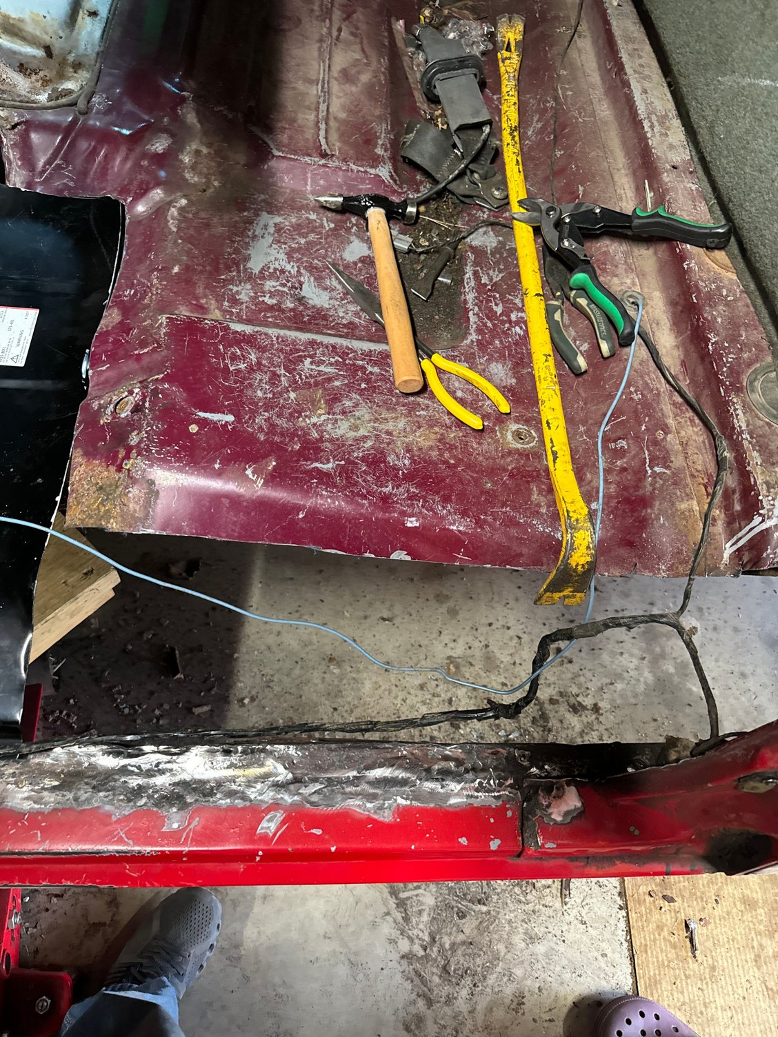 Need help!!!! Replacing floor pans and can mount supports - Ford F150 ...