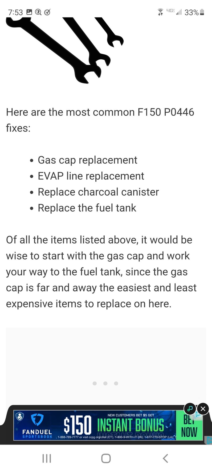 Evap p0446 - Ford F150 Forum - Community of Ford Truck Fans