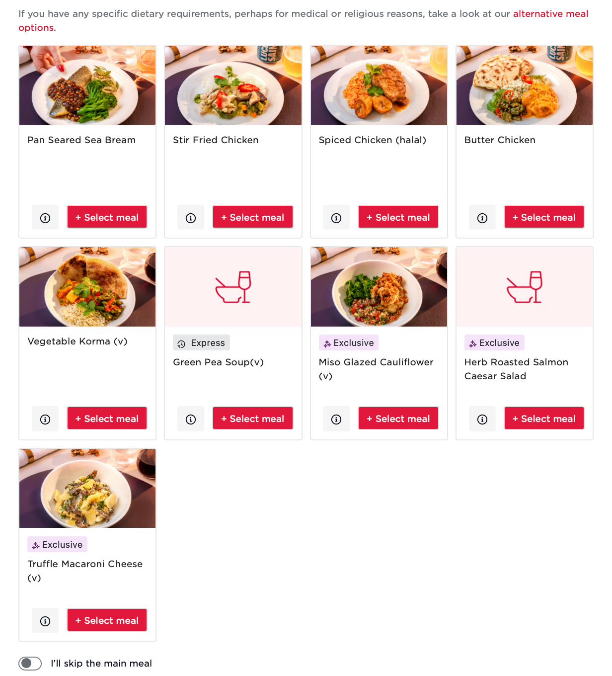 Upper Class Menu and inflight food April 2024 onwards - Page 2 ...