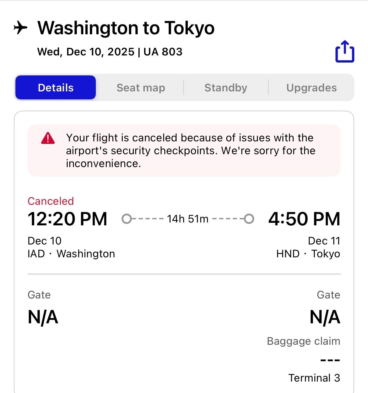 Consolidated cancelled/delayed domestic flights [2025] - Page 7 ...