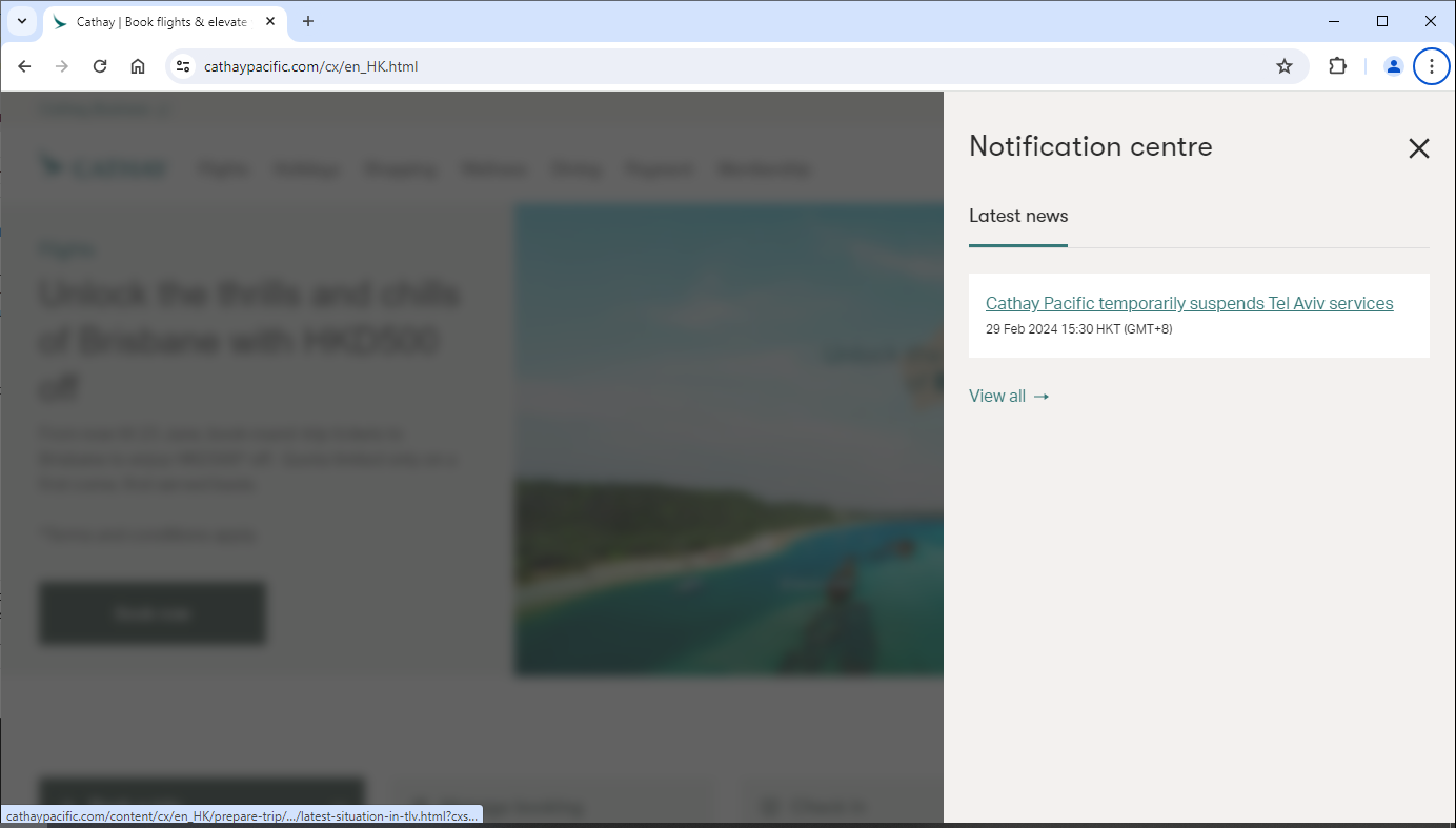 CX Check-in time increase [at all airports] - FlyerTalk Forums
