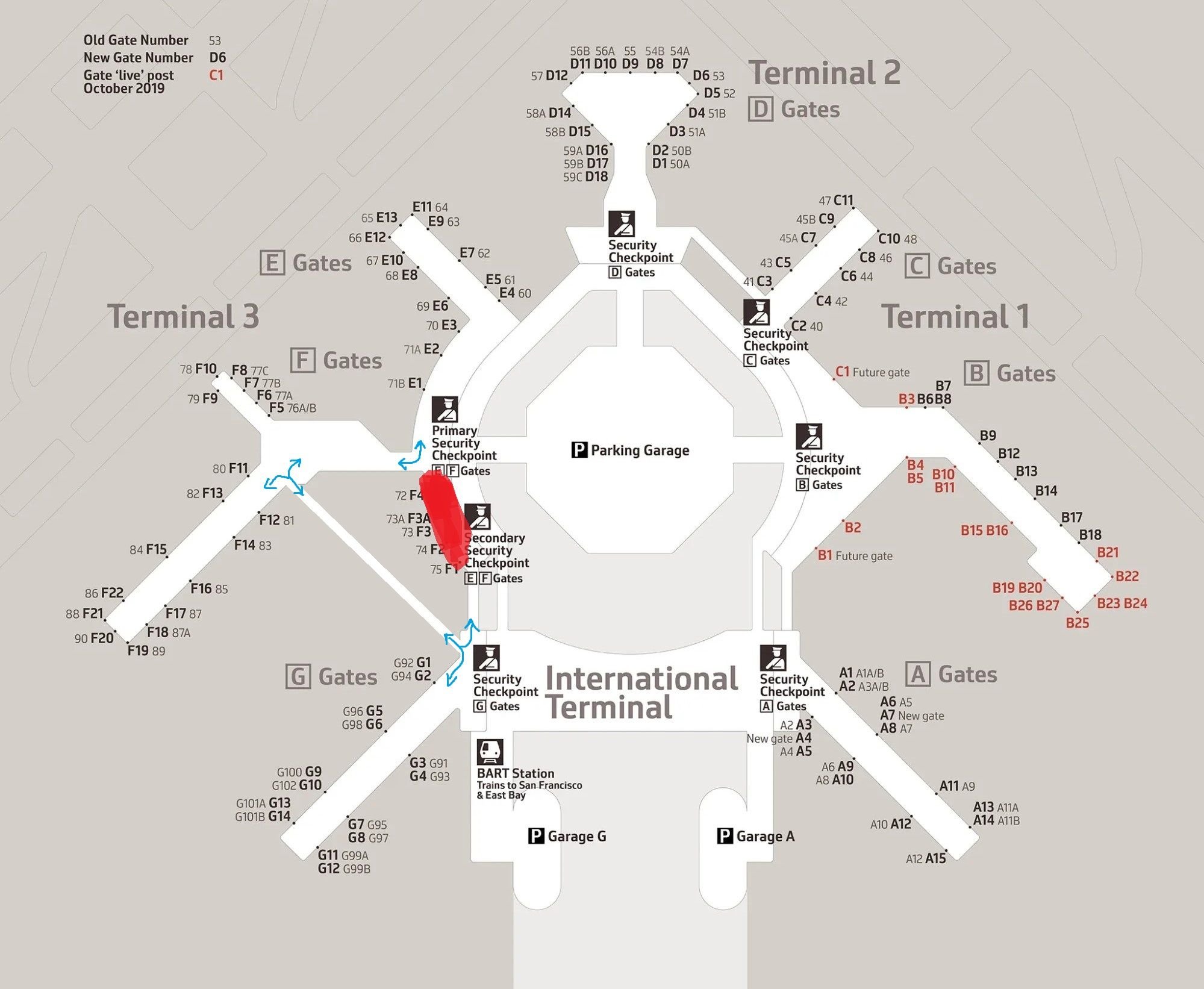 SFO Terminal 3 West Remodel started - July 2024 - Page 4 - FlyerTalk Forums