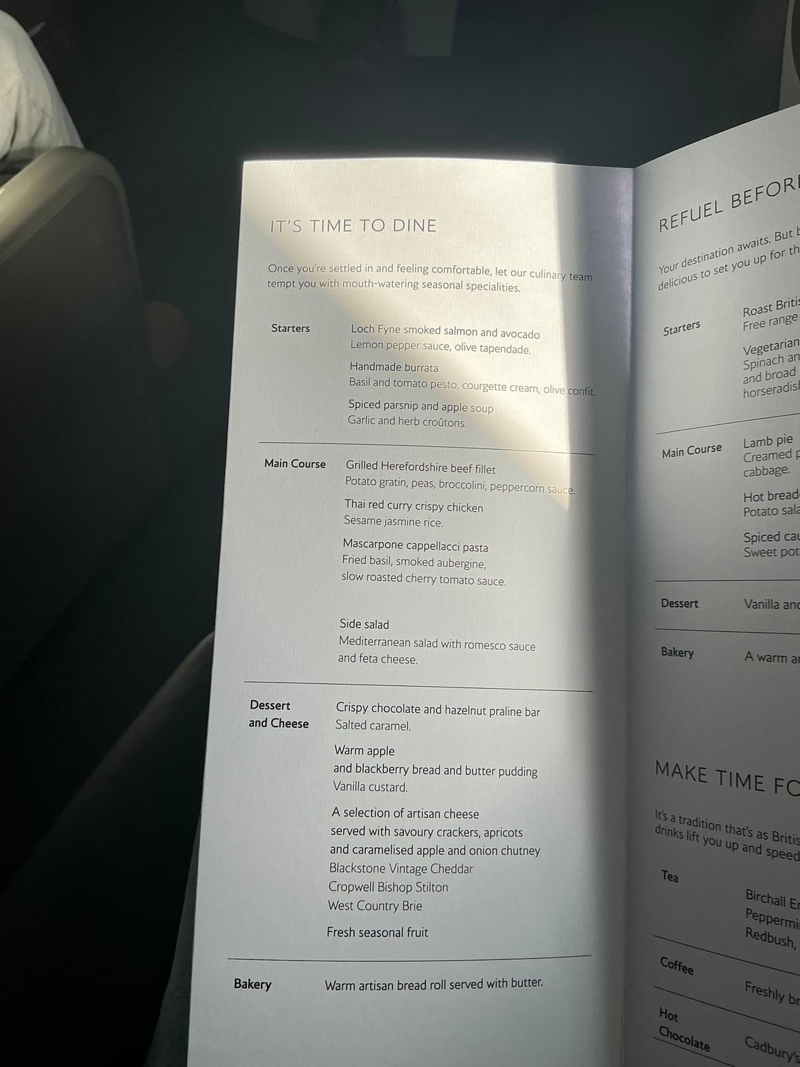 Long haul in-flight catering 2026 | Club World - Page 2 - FlyerTalk Forums