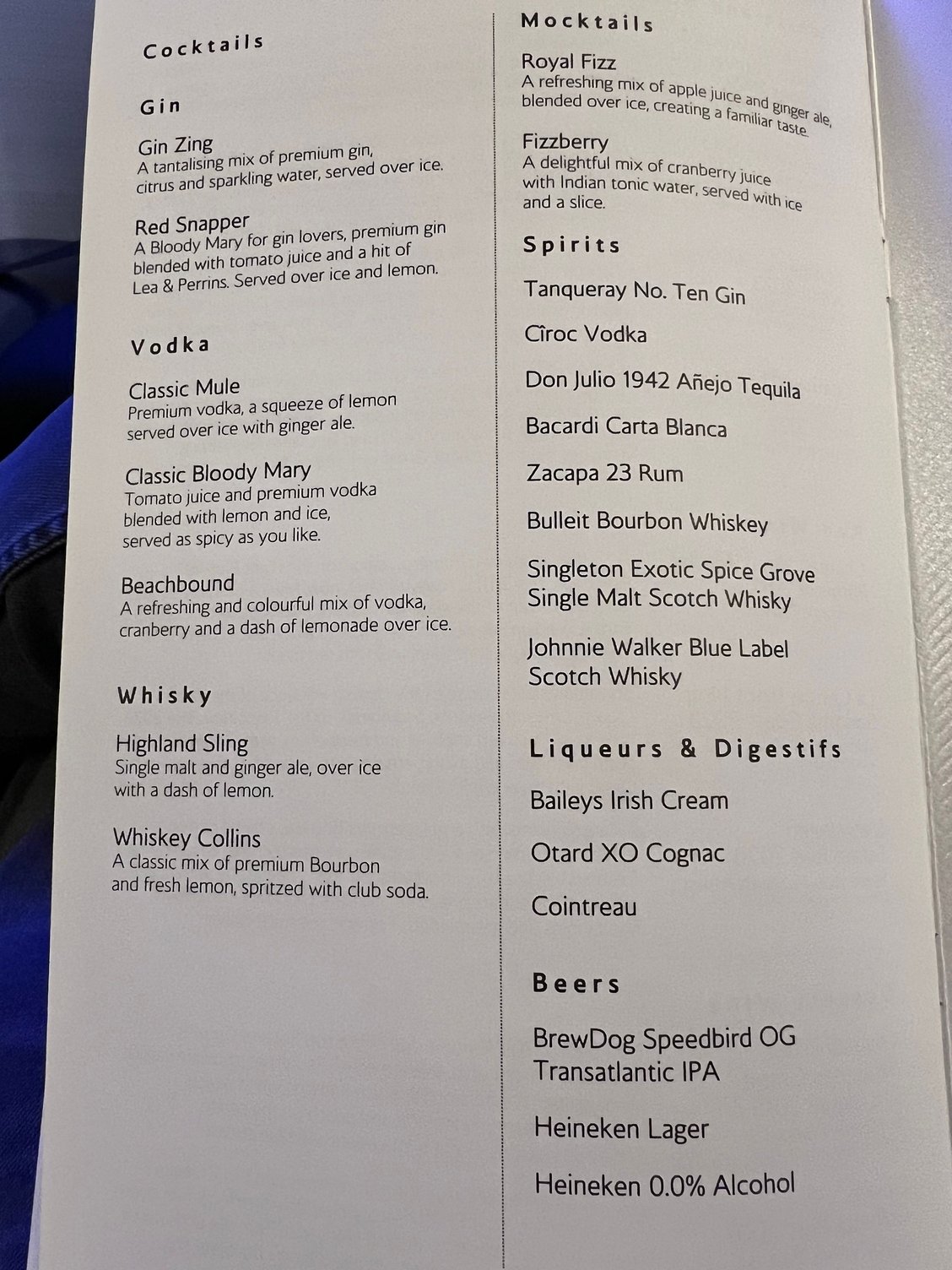 Long haul in-flight catering 2025 | First - Page 14 - FlyerTalk Forums
