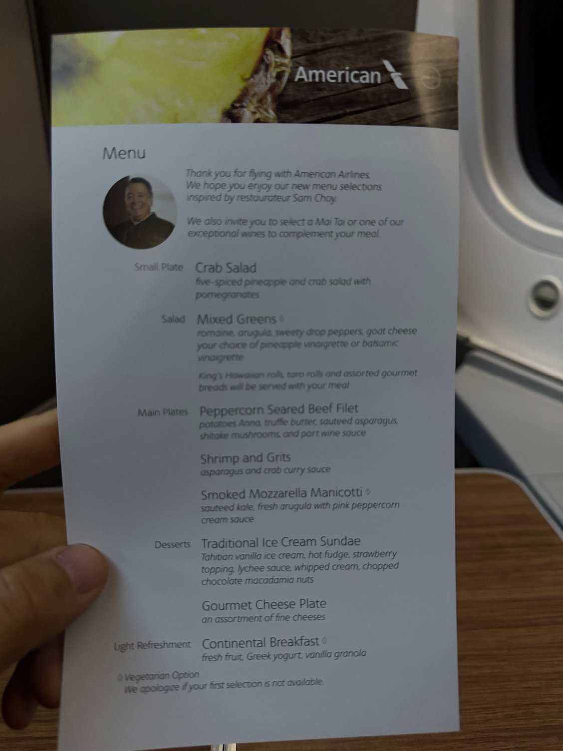 2025 AA Domestic Meal / Meals - menu / photos / etc. (master thread ...
