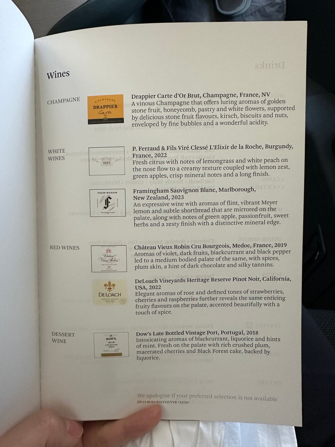 CX J Menu 2024 - Page 20 - FlyerTalk Forums