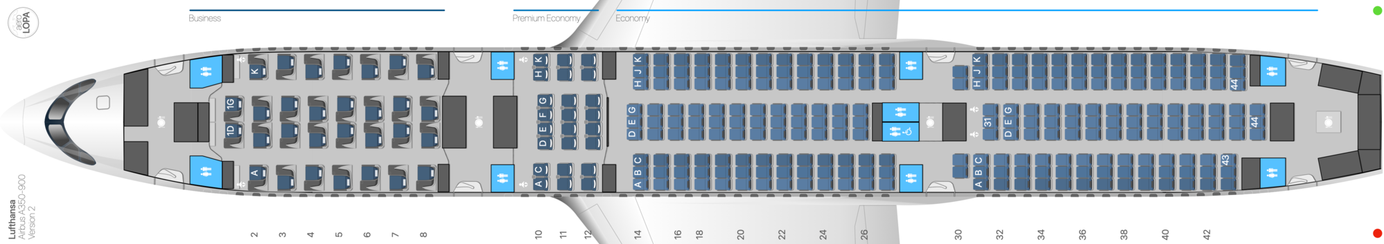 Accurate seat maps of LH, LO, and OS fleets now available on AeroLOPA ...