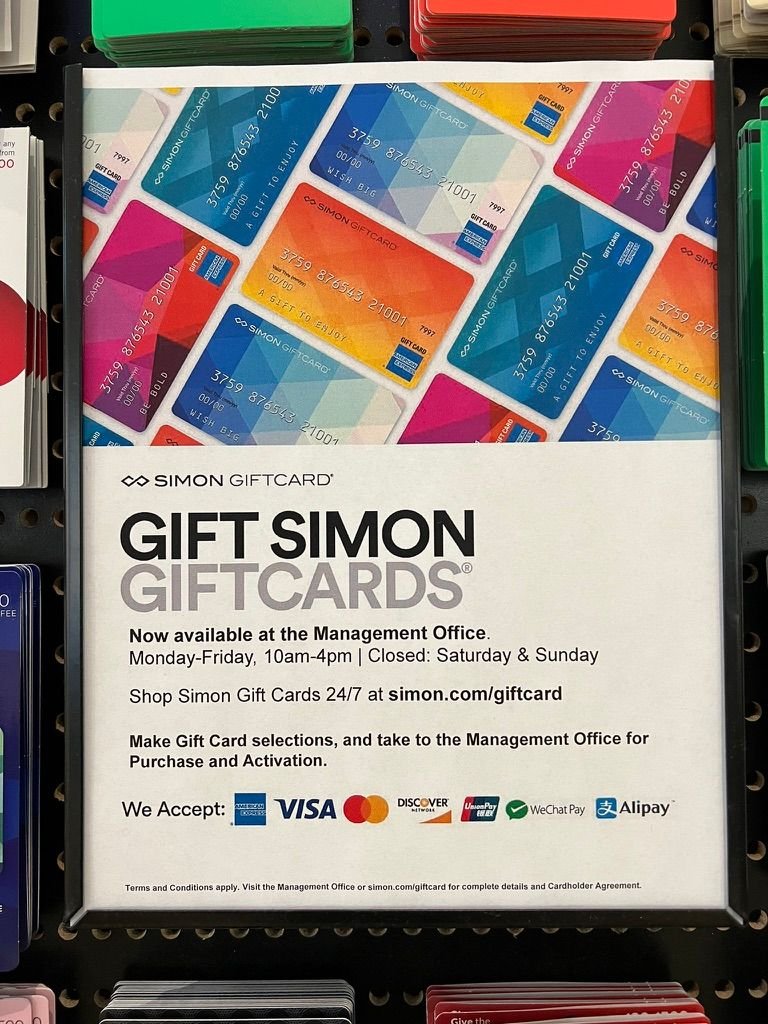Simon Mall Gift Cards (2024 onwards) - Page 9 - FlyerTalk Forums