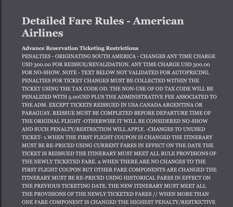 Fare Codes? How do I find them (& Detailed Fare Rules) - FlyerTalk Forums