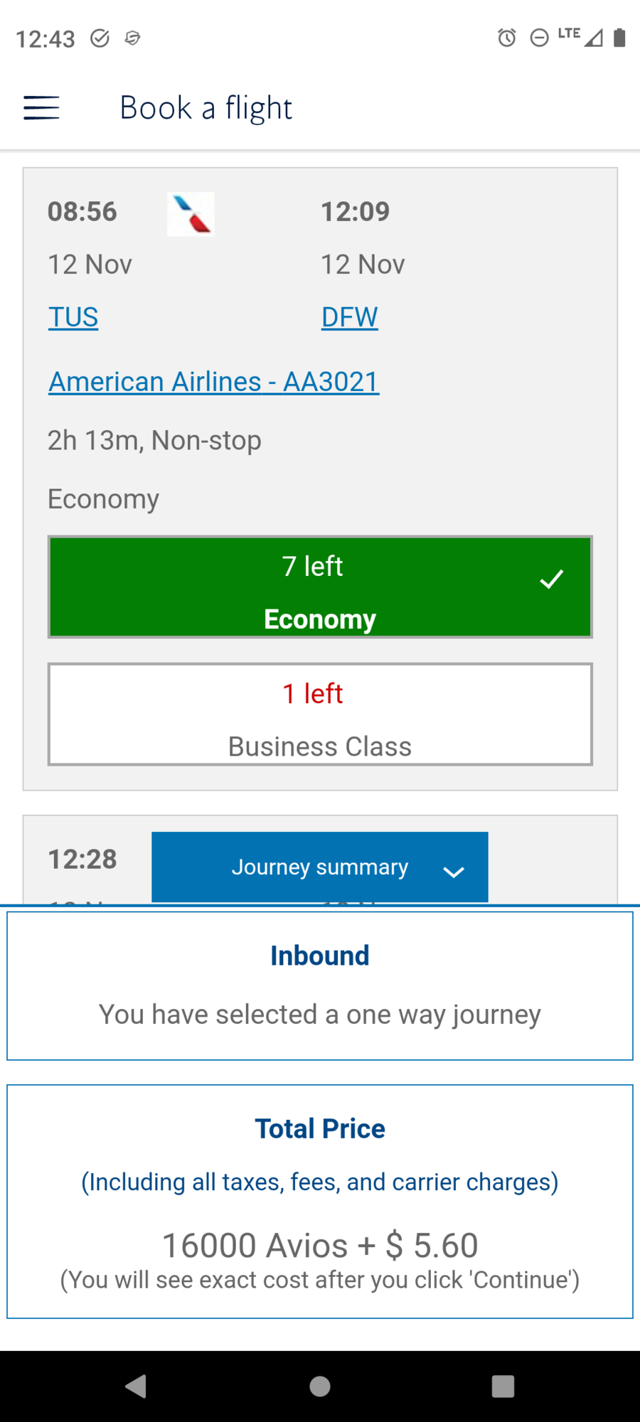 Using BA Avios on AA Domestic only - FlyerTalk Forums