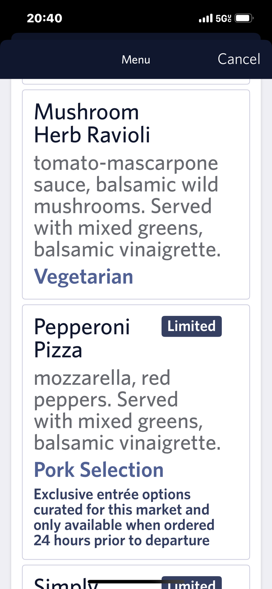 Delta In-Flight Meal/Food Service: The Definitive Thread — 2024 Edition ...