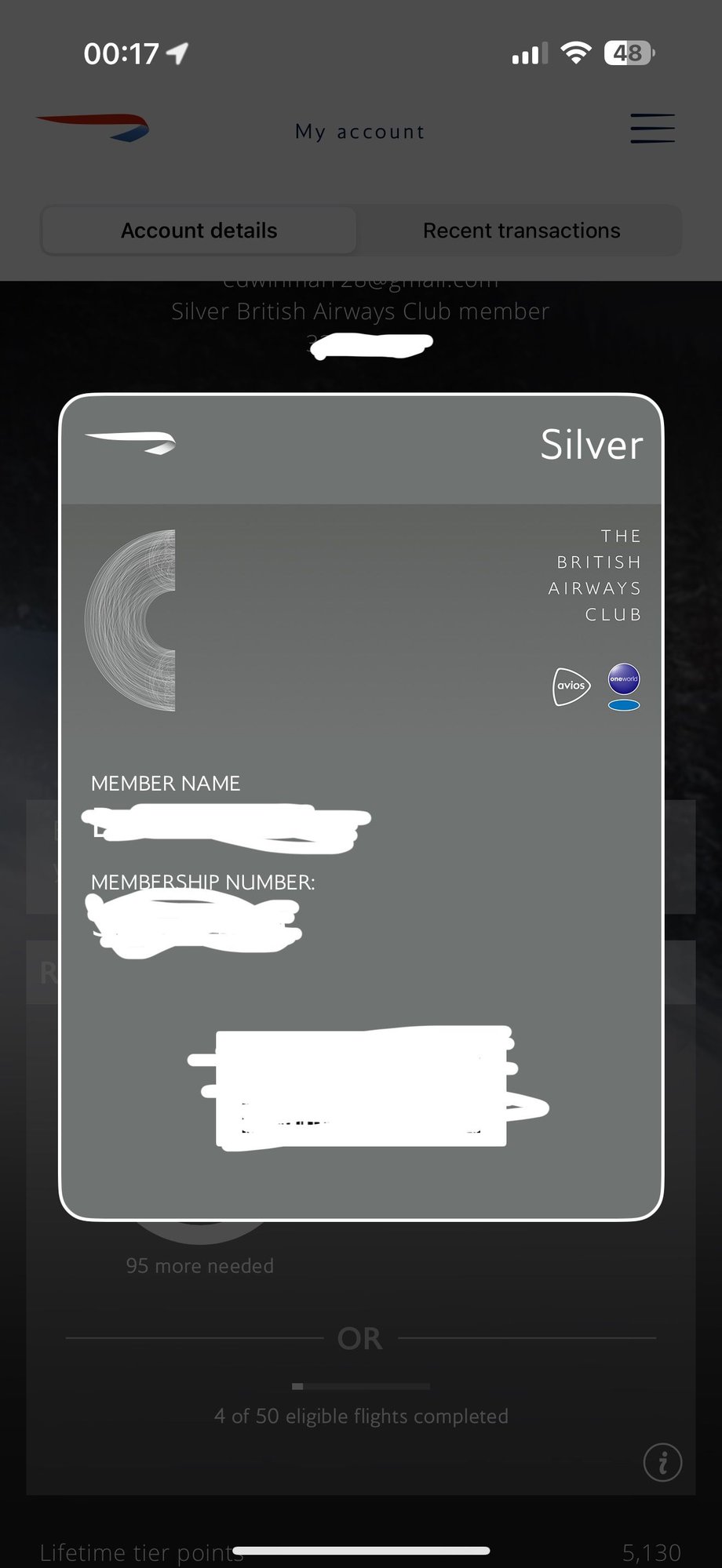 It's happened early RIP BAEC [Latest iOS update - new BAC card design ...