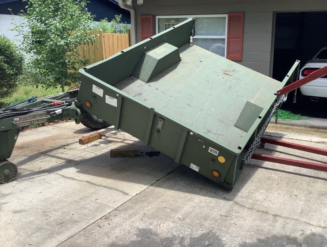 Flatbed from miltary trailer (M105) - Ford Truck Enthusiasts Forums