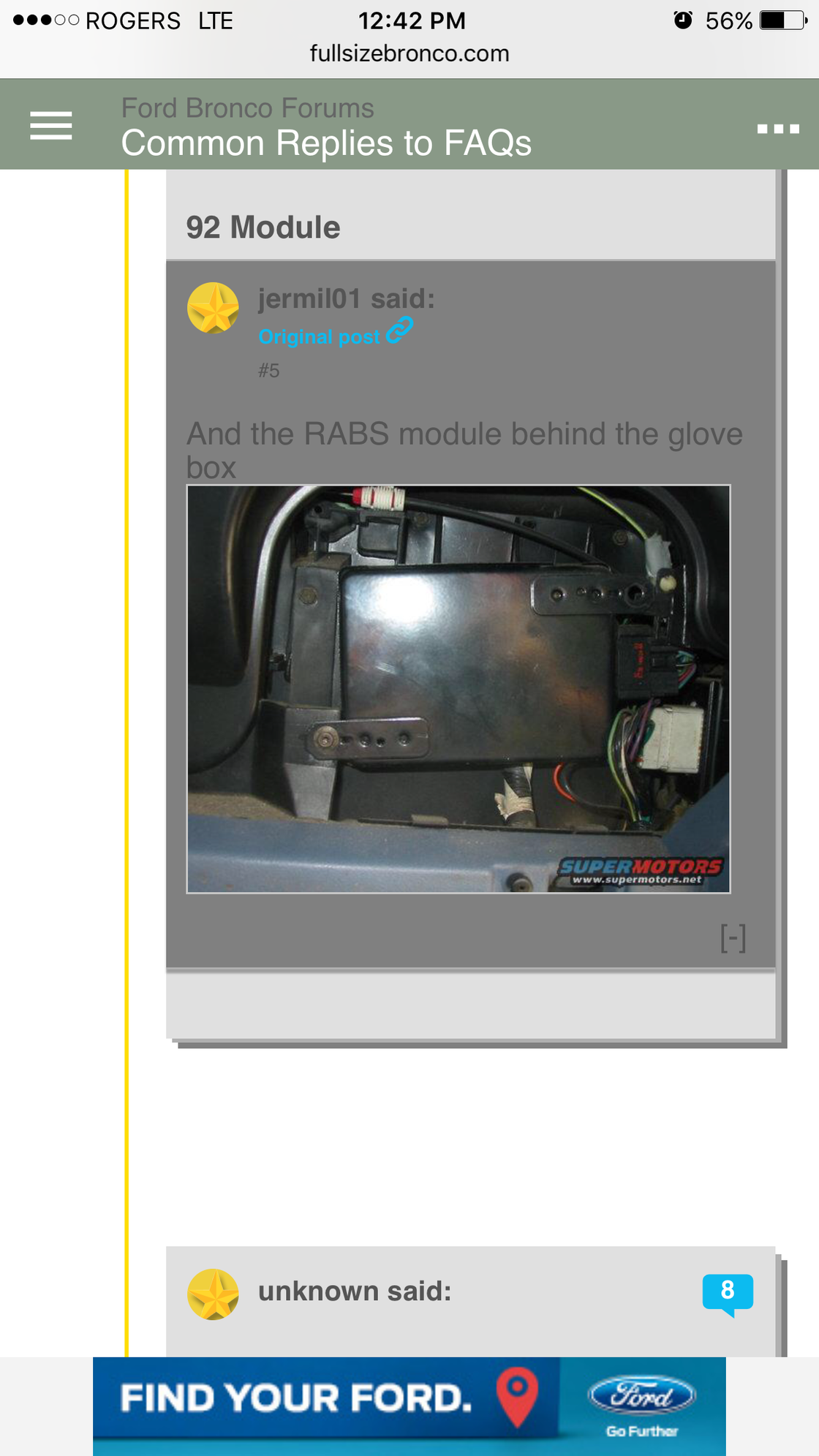 Location of RABS connector - Ford Truck Enthusiasts Forums