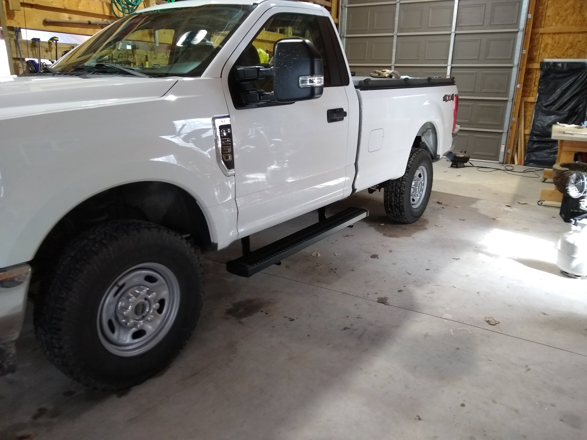 2019 F250 RCLB 4x4 6.2L XL Luverne Grip Step install - Ford Truck ...