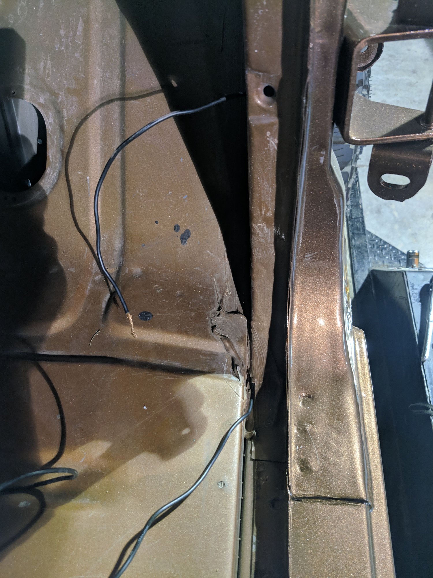 Drill Electrical Access Hole In Door Jamb/Sill Plate Channel - Ford ...