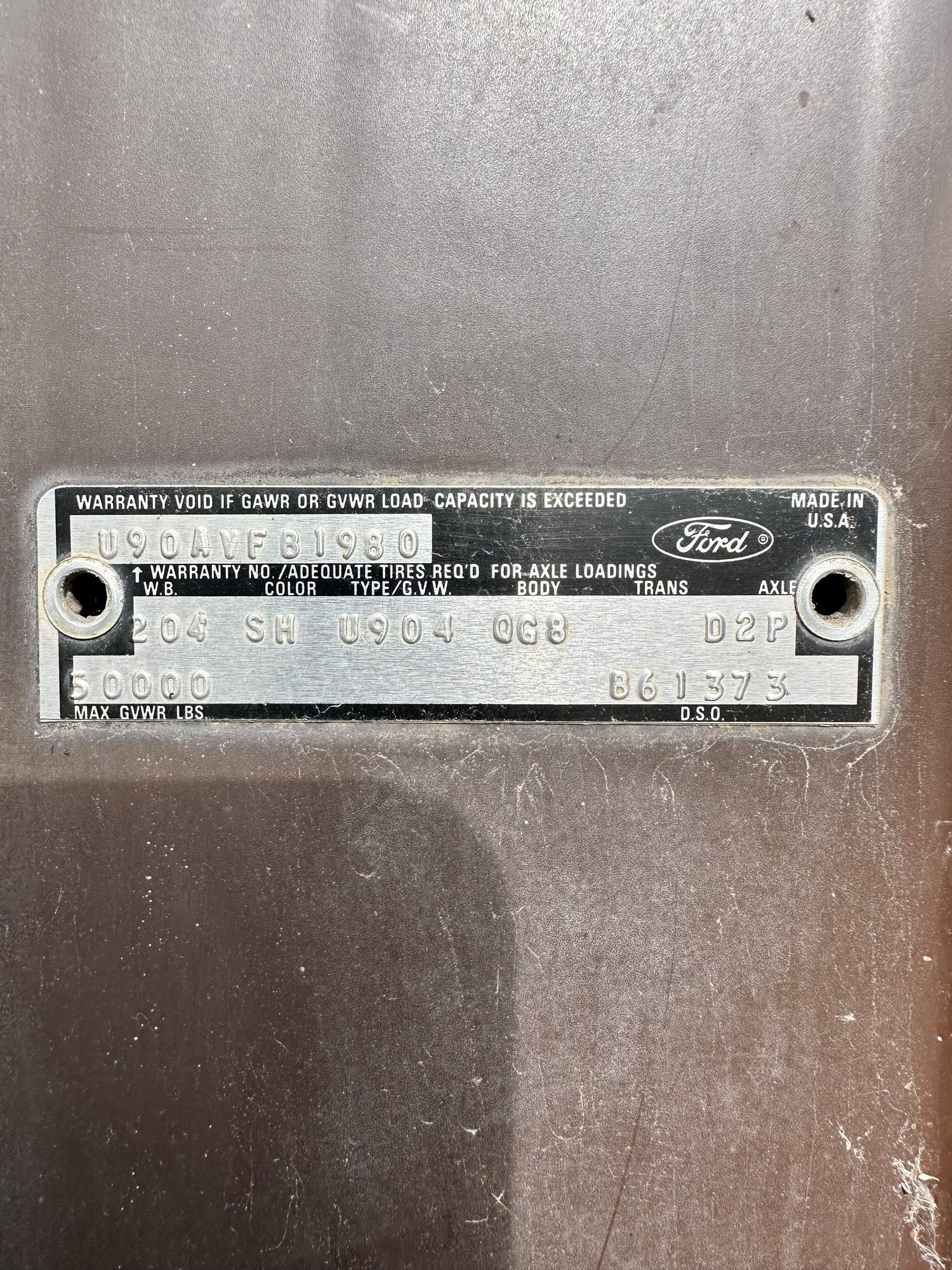 1979 LT9000 decode - Ford Truck Enthusiasts Forums