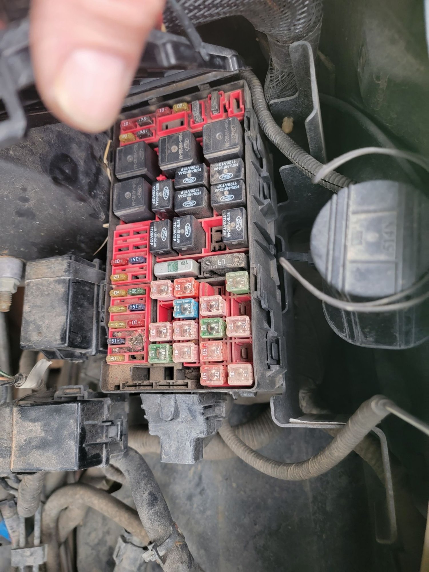 Burnt fuse box - Ford Truck Enthusiasts Forums