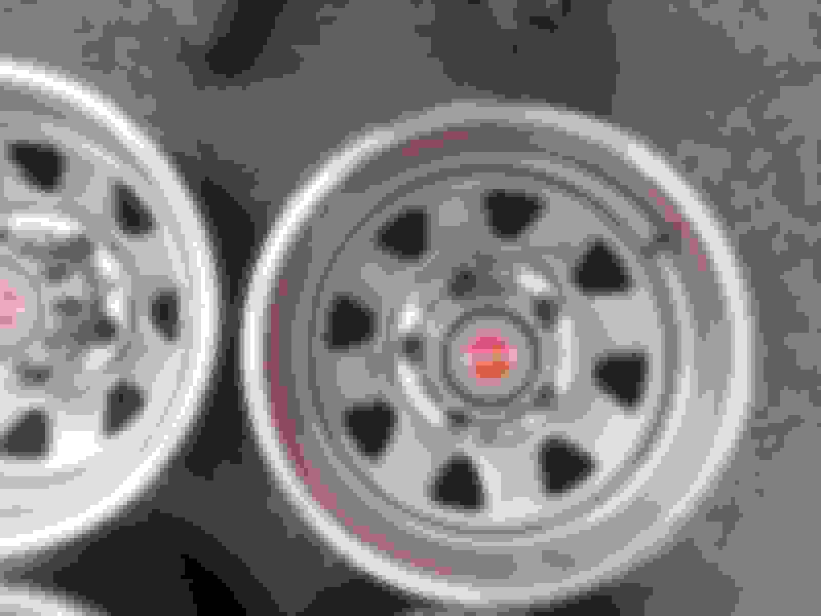 Ford F150 / Bronco Rally Wheels 15 X 8" w/ Trim Rings & Center Caps ...