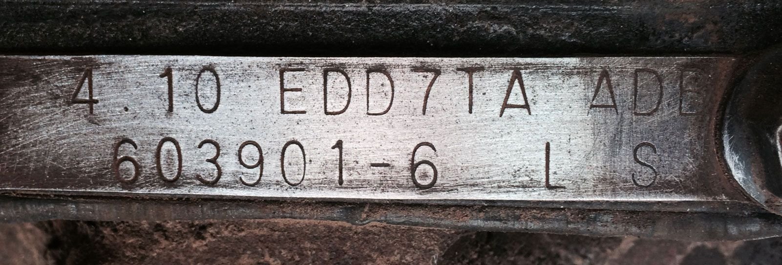 How to read rear differential tag / '78 F250 - Ford Truck Enthusiasts ...